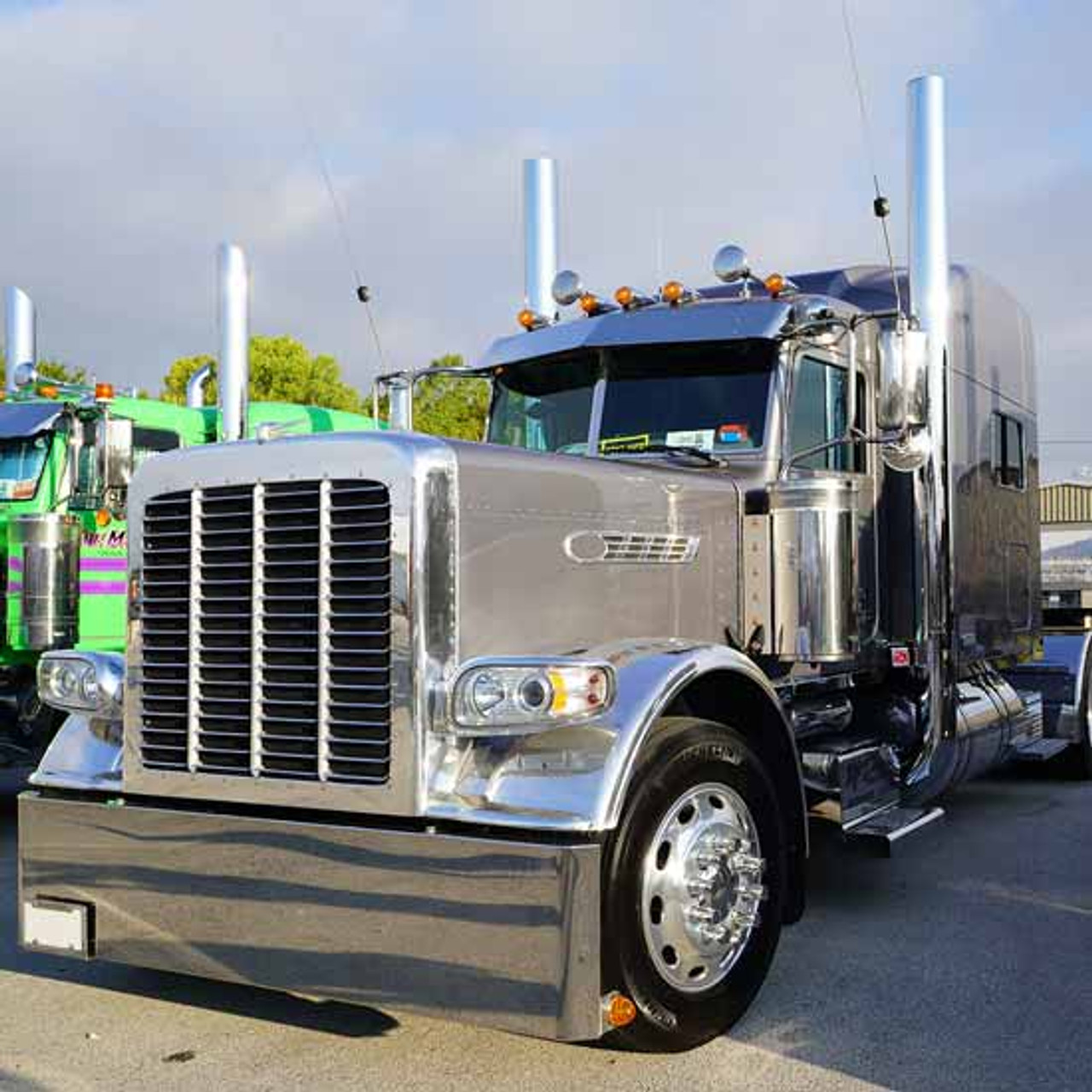 18inch Rolled End Bumper Compatible with Select Kenworth Models